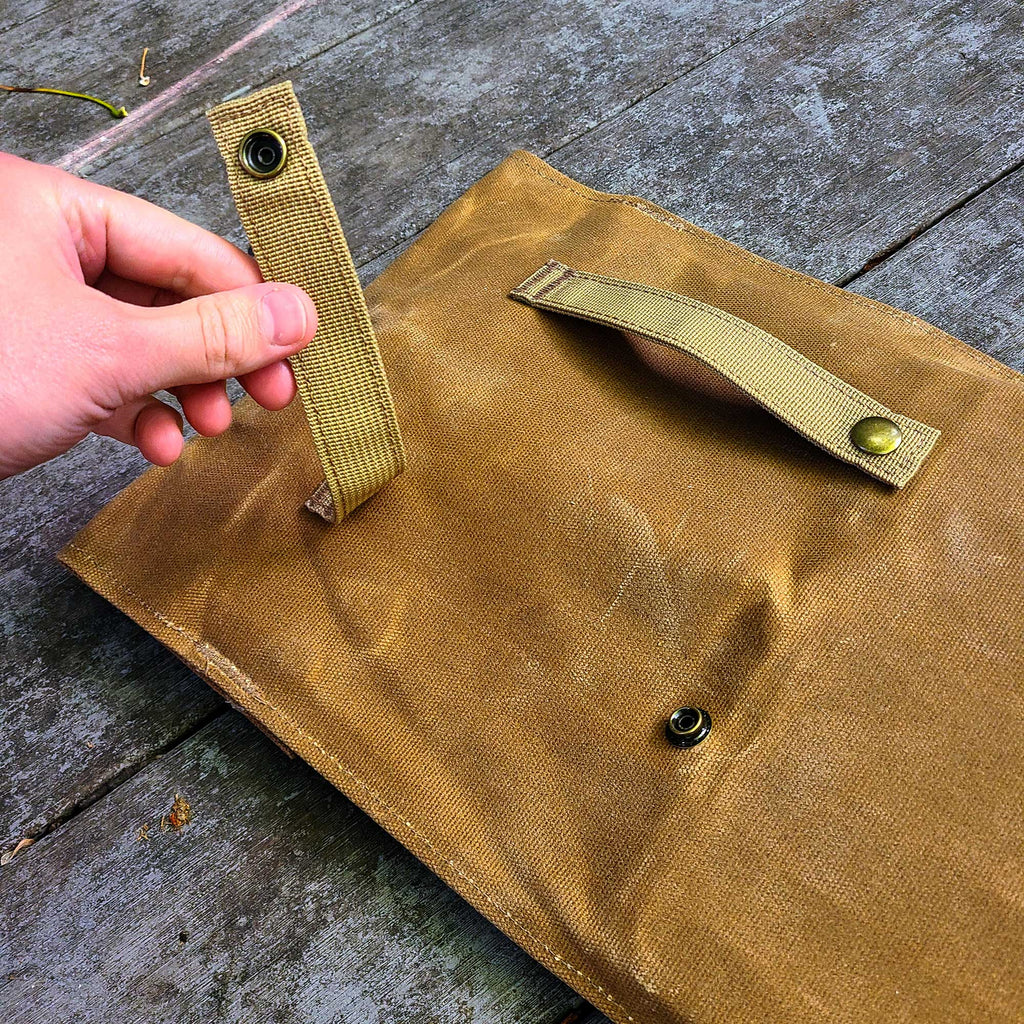 BattlBox Bushcraft Swivel Grill Set w/ Waxed Canvas Carrying Case ...