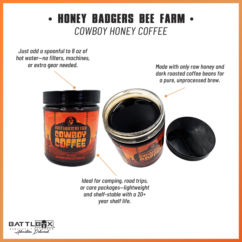 Honey Badgers Bee Farm - Cowboy Coffee - BattlBox Global