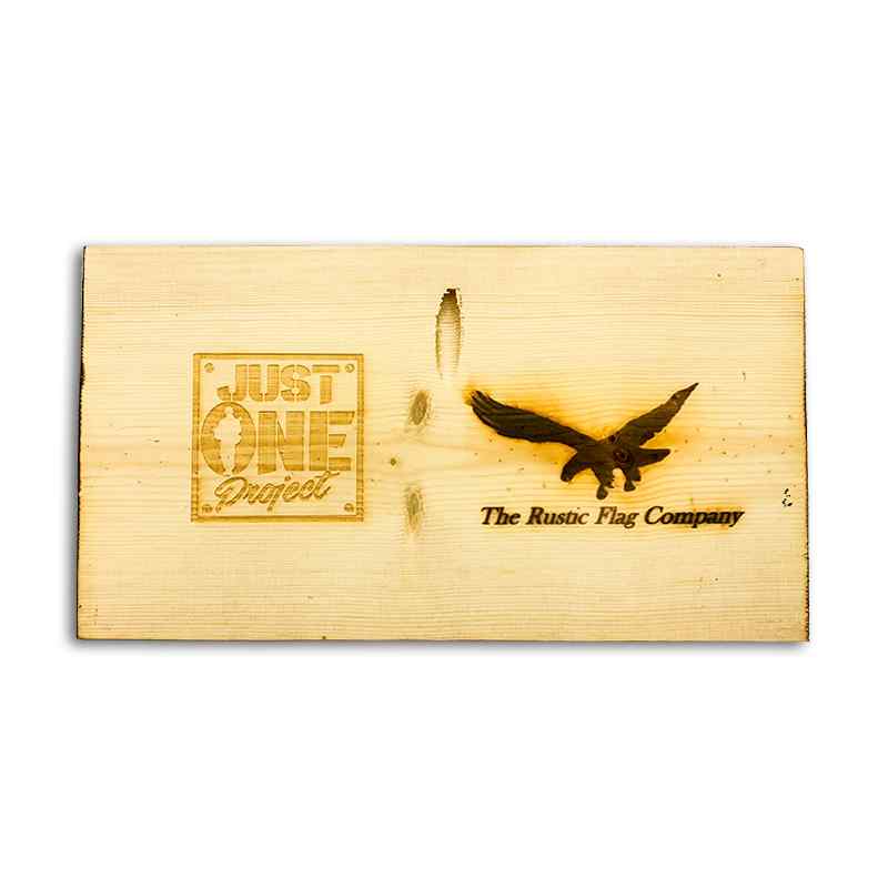 The Rustic Flag Co. Just One Project Desktop Flag - BattlBox Global